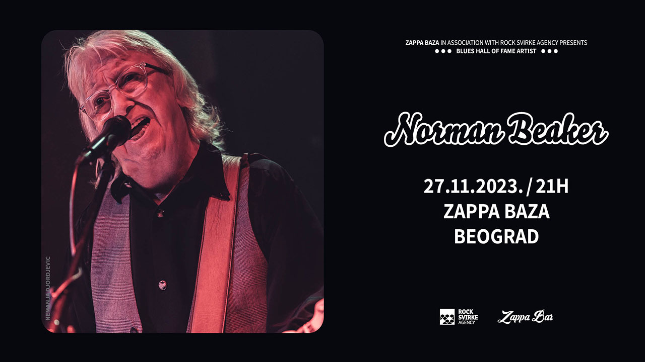 Norman Beaker, legendarni gitarista i član Kuće slavnih bluza, dolazi u ...