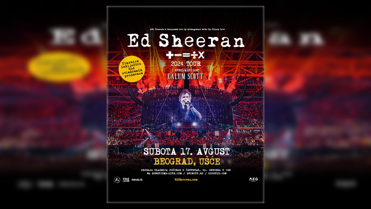 Ed Sheeran u Beogradu 17. avgusta 2024. godine - NekiRok